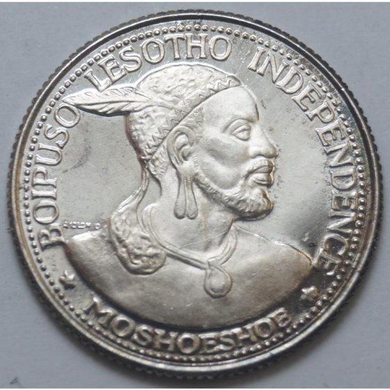 Lesotho - 5 Licente 1966, Ασημένιο - Numista